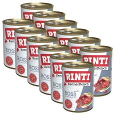 RINTI Konské mäso - konzerva 12 x 400 g | ABC-ZOO