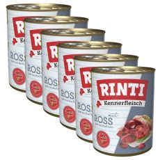 RINTI Konské mäso - konzerva 6 x 800 g | ABC-ZOO