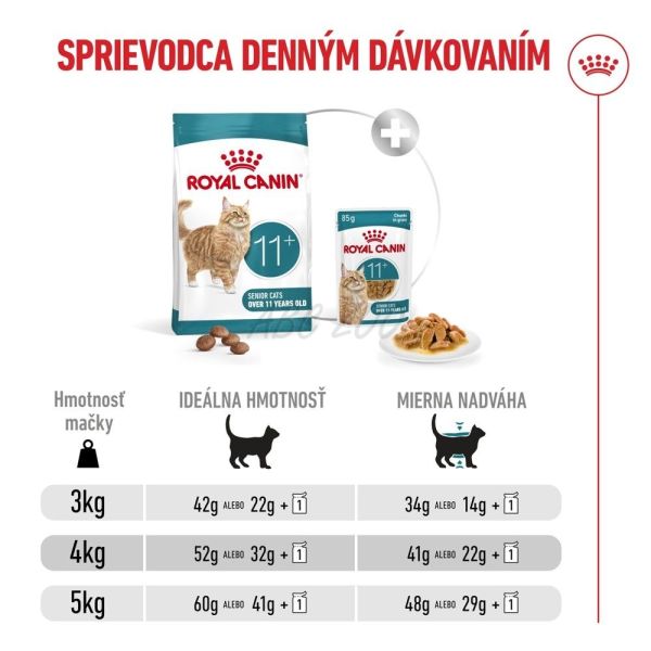Royal Canin Ageing 11+ cat granule pre starnúce mačky staršie ako 11 ...